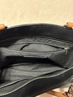 Coach Handbag Chelsea 10892 Pebbled Black Tan Leather Tote Bag Tote ...