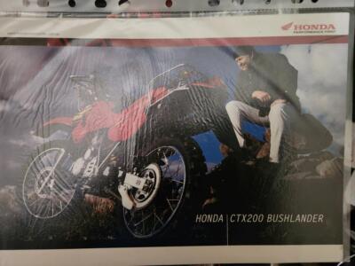 Honda CTX200 Bushlander Bikes Brochure | eBay