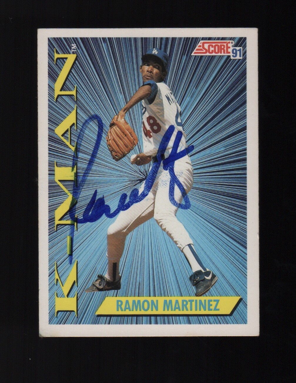 1991 Score Ramon Martinez Signed Autograph #408 Baseball Card | eBay