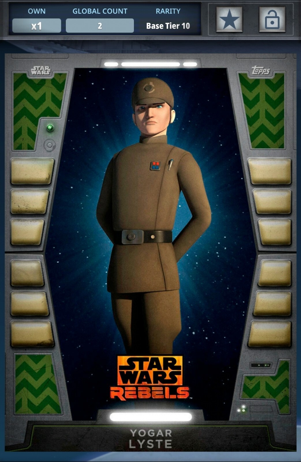 Topps Star Wars Card Trader 2020 Base S1 54321 Yogar Lyste Endor Forest ...