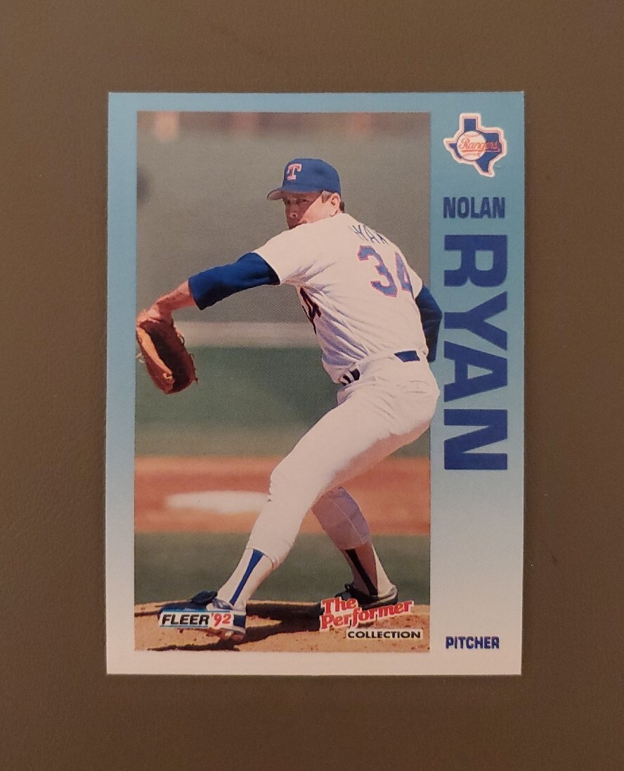 Nolan Ryan #1 The Performer Collection 1992 Fleer Baseball | eBay