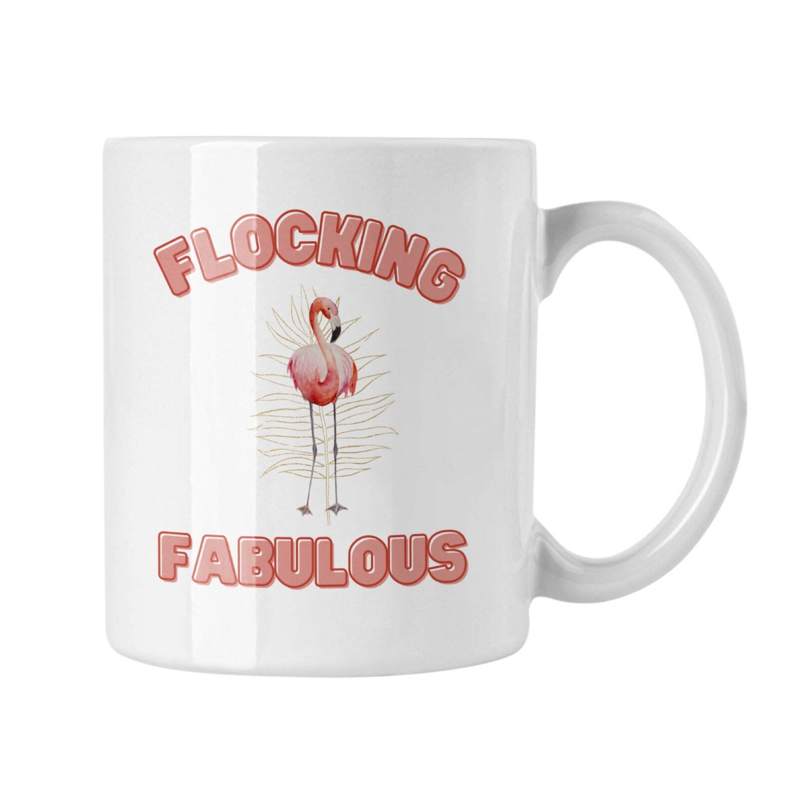 Flocking Fabulous Mug Flamingo Gift Gift For Her Gift For Bbf Coworker ...