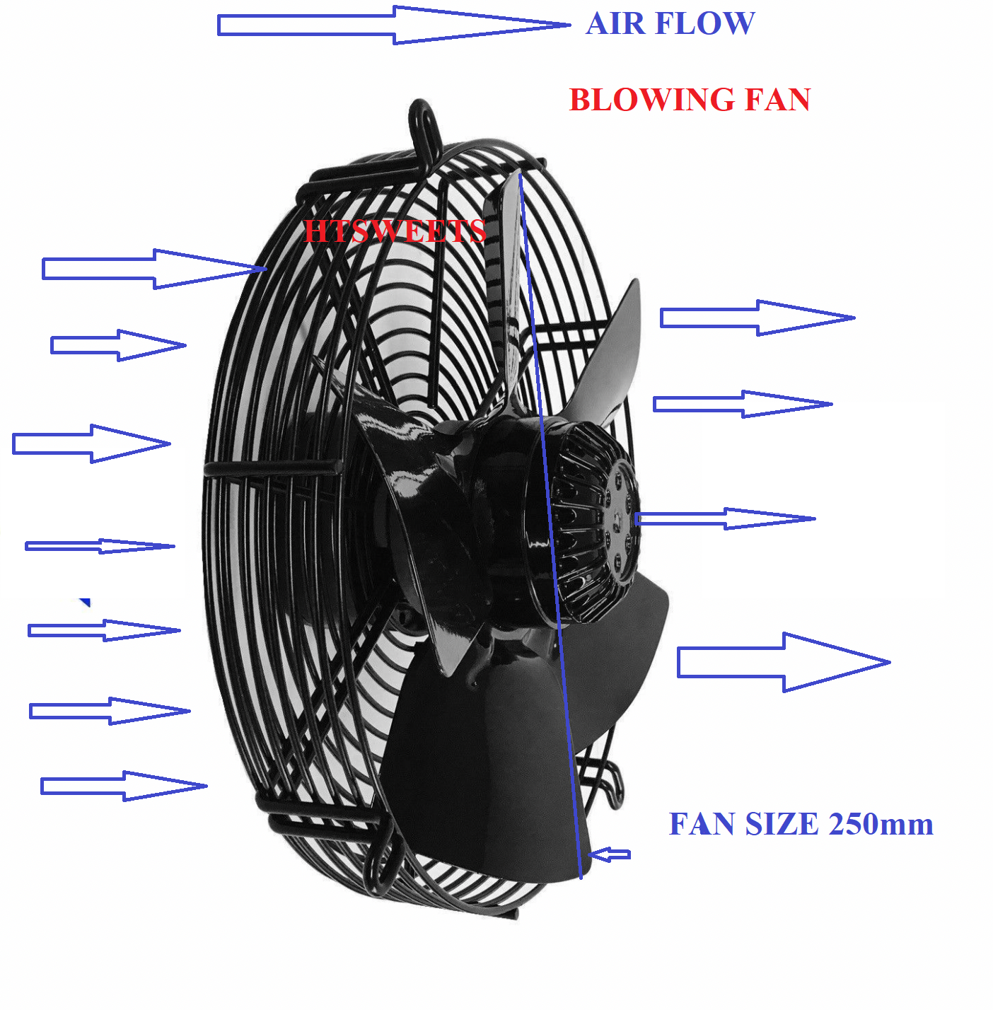 Axial Fan Sucking,Suction/ Blowing,250mm,300mm,400mm,500mm,550mm,Axial ...
