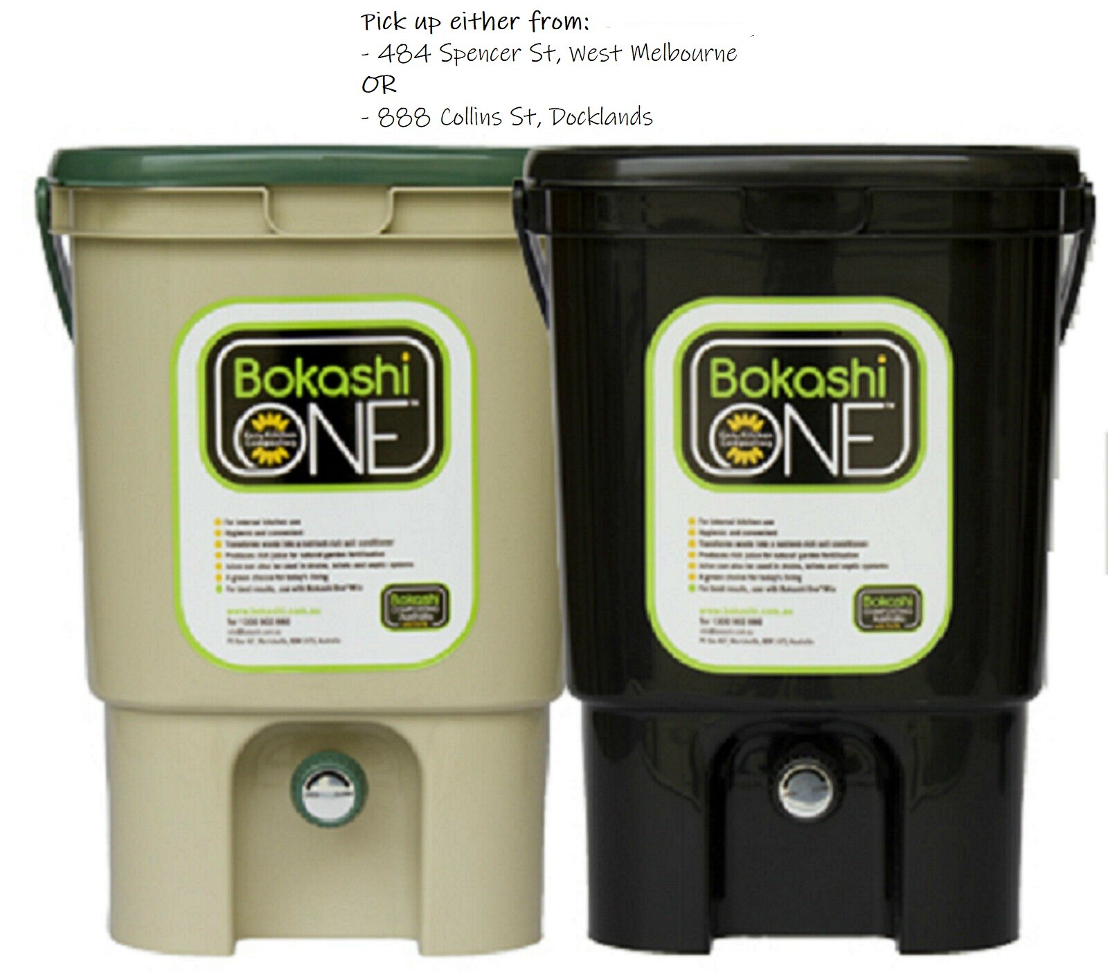 Bokashi One Bucket Tan Colour - Bokashi One Composing System Single ...