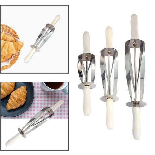 Croissant Cutter Multifunction Stainless Steel Kitchen Rolling Pastry ...