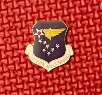 Vintage MILITARY PIN USAF U S Air Force Alaskan Air Command Pin R5+ | eBay