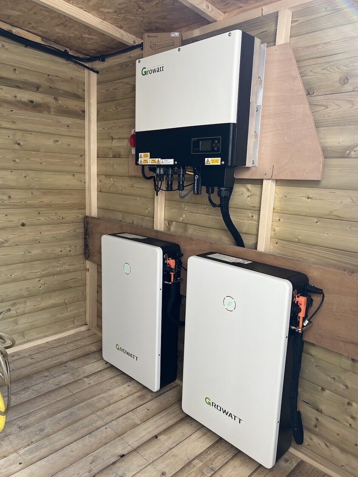 Growatt Battery retrofit kit SPA3000 or SPF5000 & 6.5 GBLI6532 Battery ...