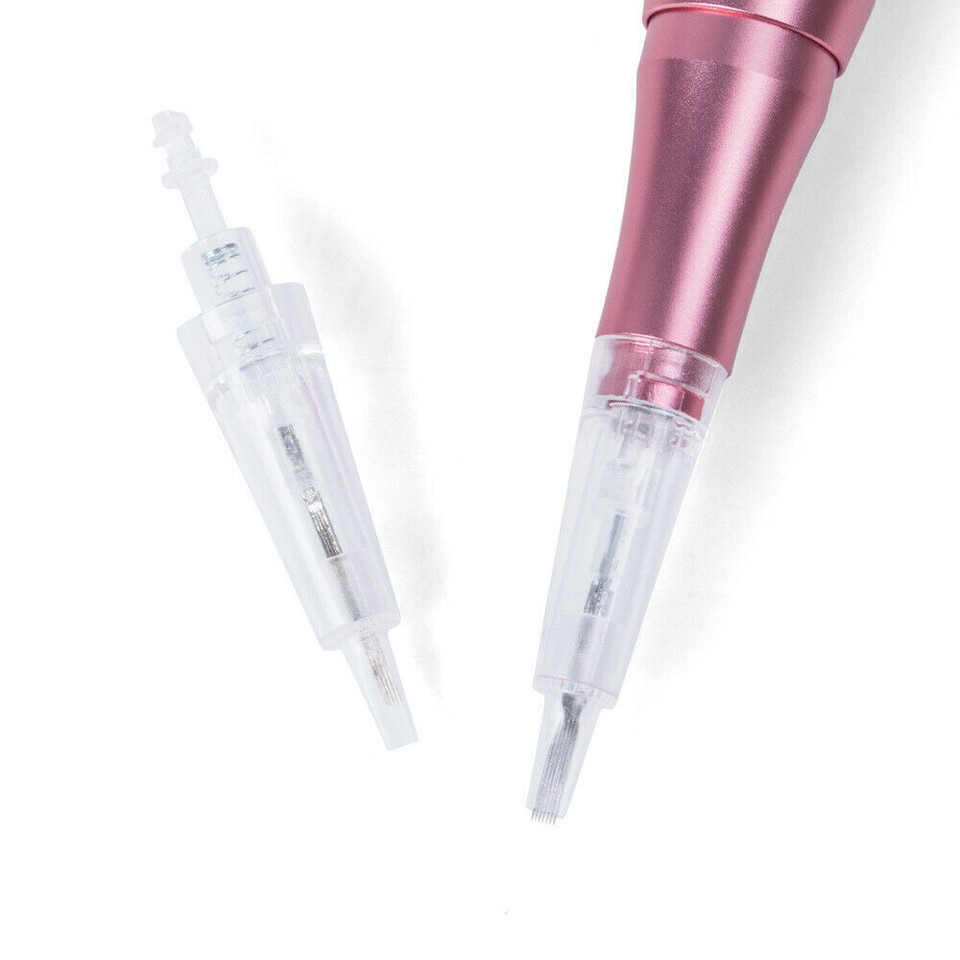 Wireless Permanent Makeup Pen Eyebrows Lips Tattoo Machine SPMU Needles ...