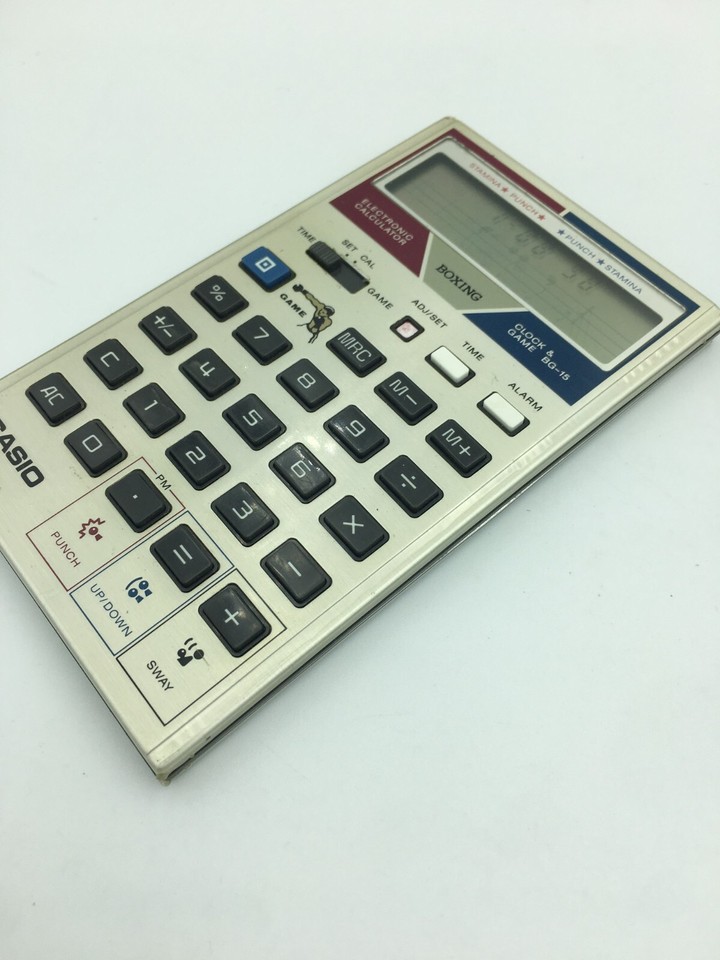 VINTAGE Casio BG-15 boxing game calculator 1981 | eBay