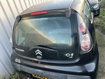 CITROEN C1 REAR GLASS WINDOW BOOTLID TAILGATE HINGES + WIPER MOTOR 2007 ...