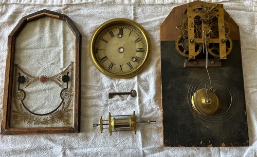 Vintage Clock Parts Including Movement (e) | eBay