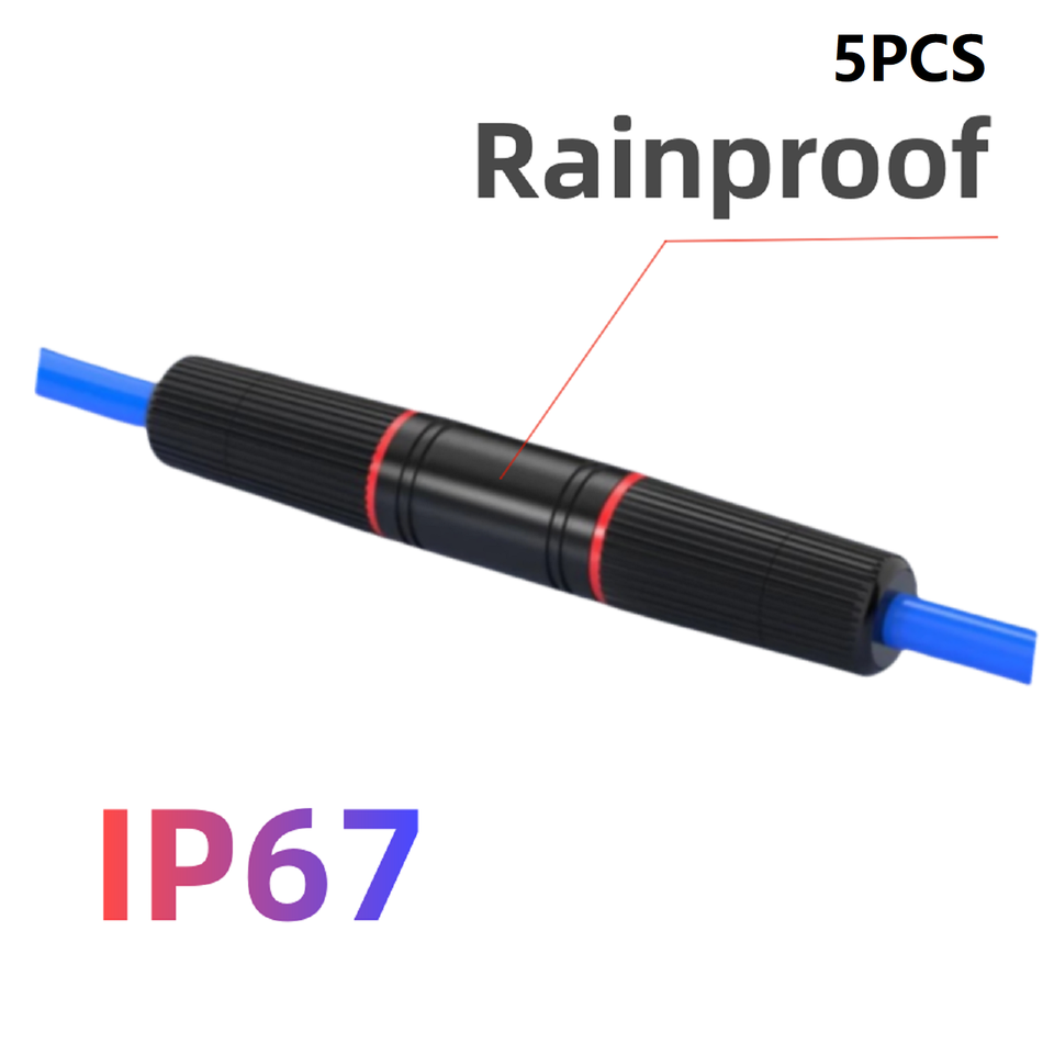 RJ45 Connector Waterproof IP67 Ethernet Network Cable Coupler Adapter ...