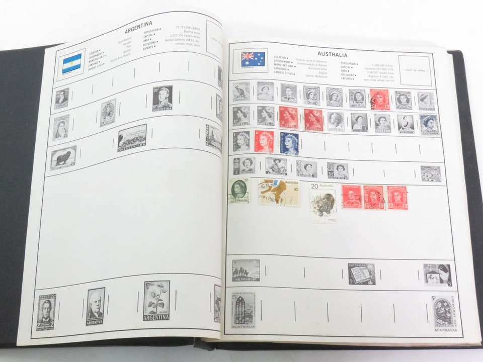 Scott Modern World Stamp Album With Stamps (S) | eBay