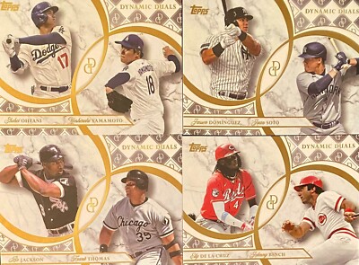 2024 Topps Dynamic Duals Base #1-50 Singles You Pick Complete Your Set ...
