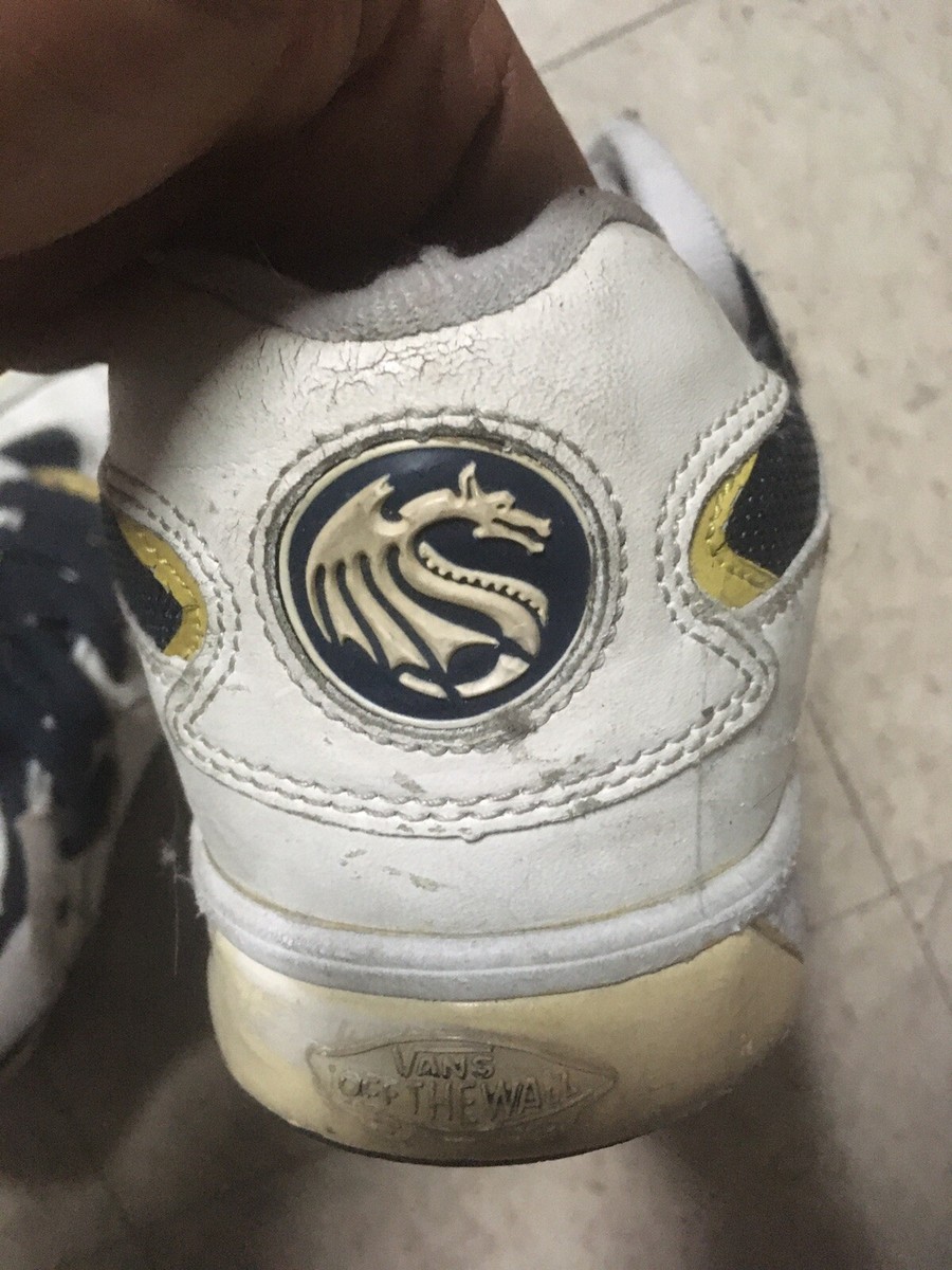 Vans Steve Caballero Mens US 9 White Skate Shoes Rare Vtg As Vans Steve Caballero Mens US 9 White Skate Shoes Rare Vtg As