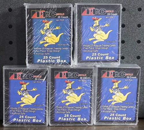(10) 25 Count Storage Snap-Box Pro-Mold NEW Unused (Five Packs Of Two ...