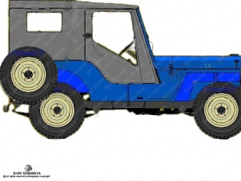 SOFT TOP FOR JEEP WILLYS CJ2A,CJ3A,3B,M38,M38A1 FITS ON CIVIL BOWS ...