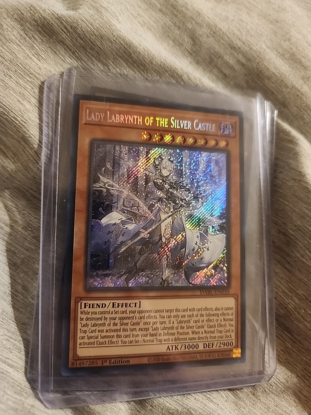 Yugioh Lady Labyrinth of the Silver Castle DABL-EN030 Secret Rare 1st ...
