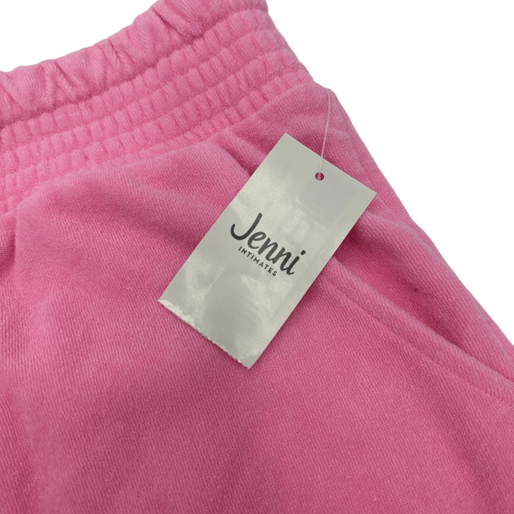 Jenni Plush Shorts with Ruched Waist for Women, Color Pink, Size S | eBay