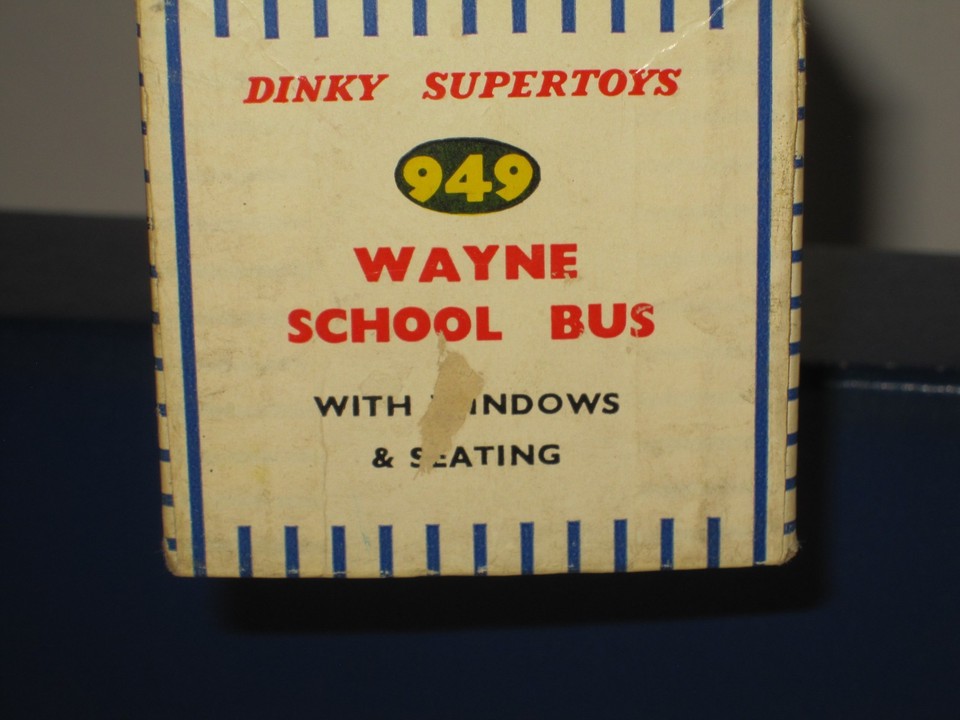 Dinky Toys Supertoys #949 Wayne "School Bus" black stripes Meccano ...