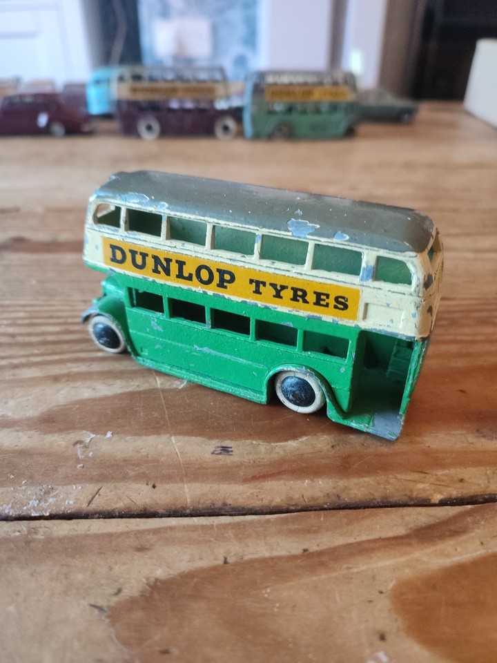 Dinky Prewar 29c Double Decker Bus Dark Green Original | eBay UK