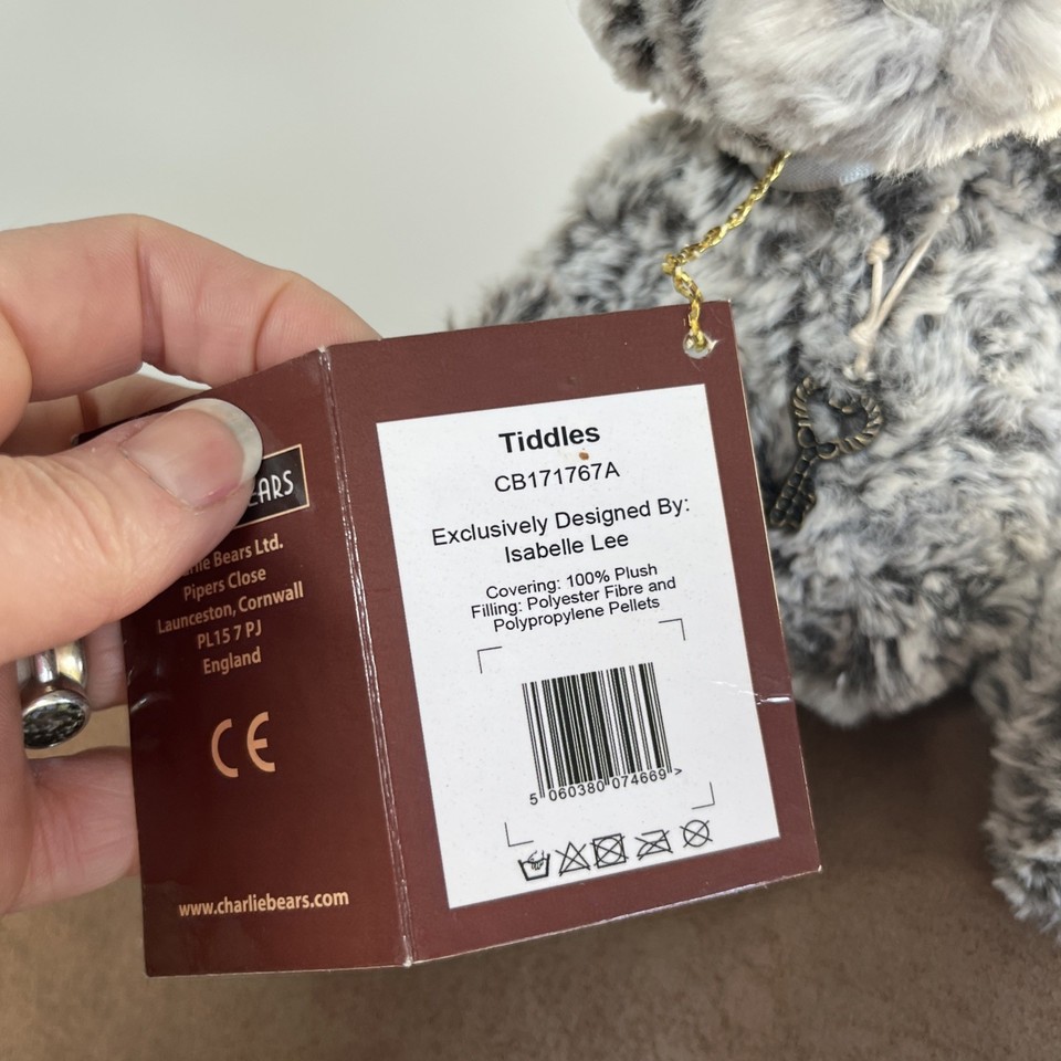Charlie Bears TIDDLES CB171767A Retired 23/7/2018 Isabelle Lee | eBay UK