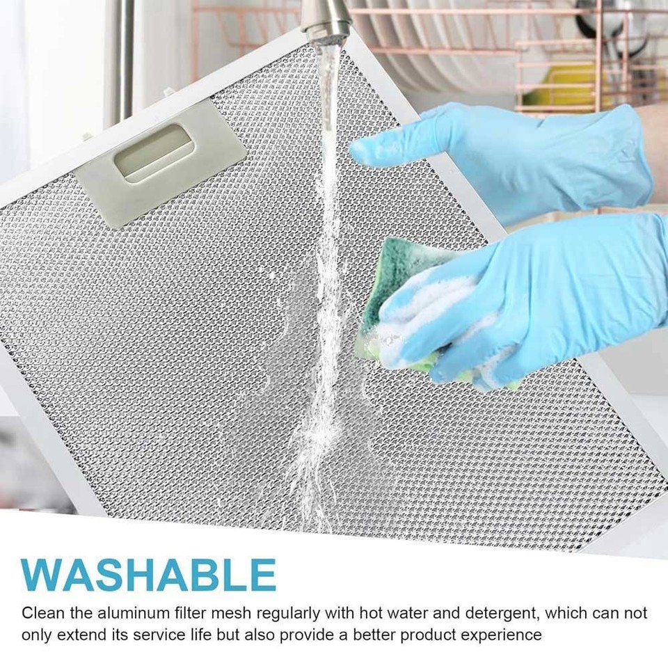 Universal Cooker Hood Extractor Metal Mesh Aluminum Grease Filter 300 x ...
