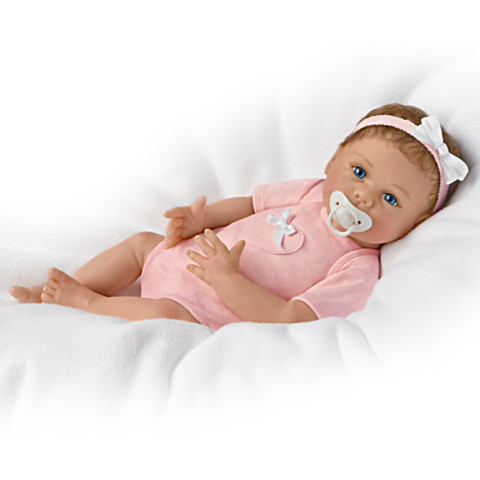 Ashton-Drake So Truly Real Chloe Baby Doll with Pacifier by Linda ...