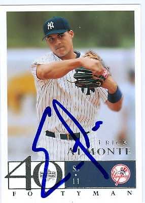 Eric Almonte autographed baseball card (Yankees) 2003 Upper Deck 40 Man ...