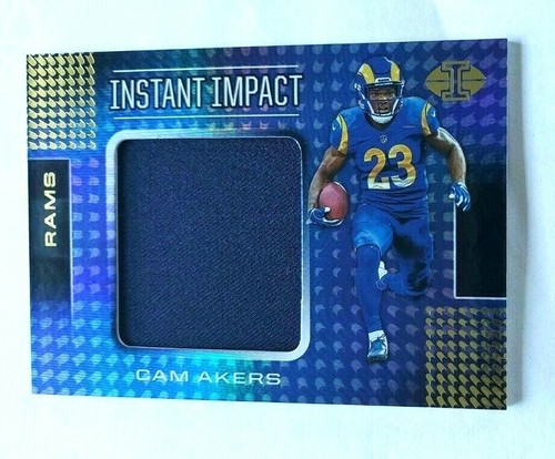 Cam Akers Illusions RC Jersey Card Instant Impact #II12 Los Angeles ...