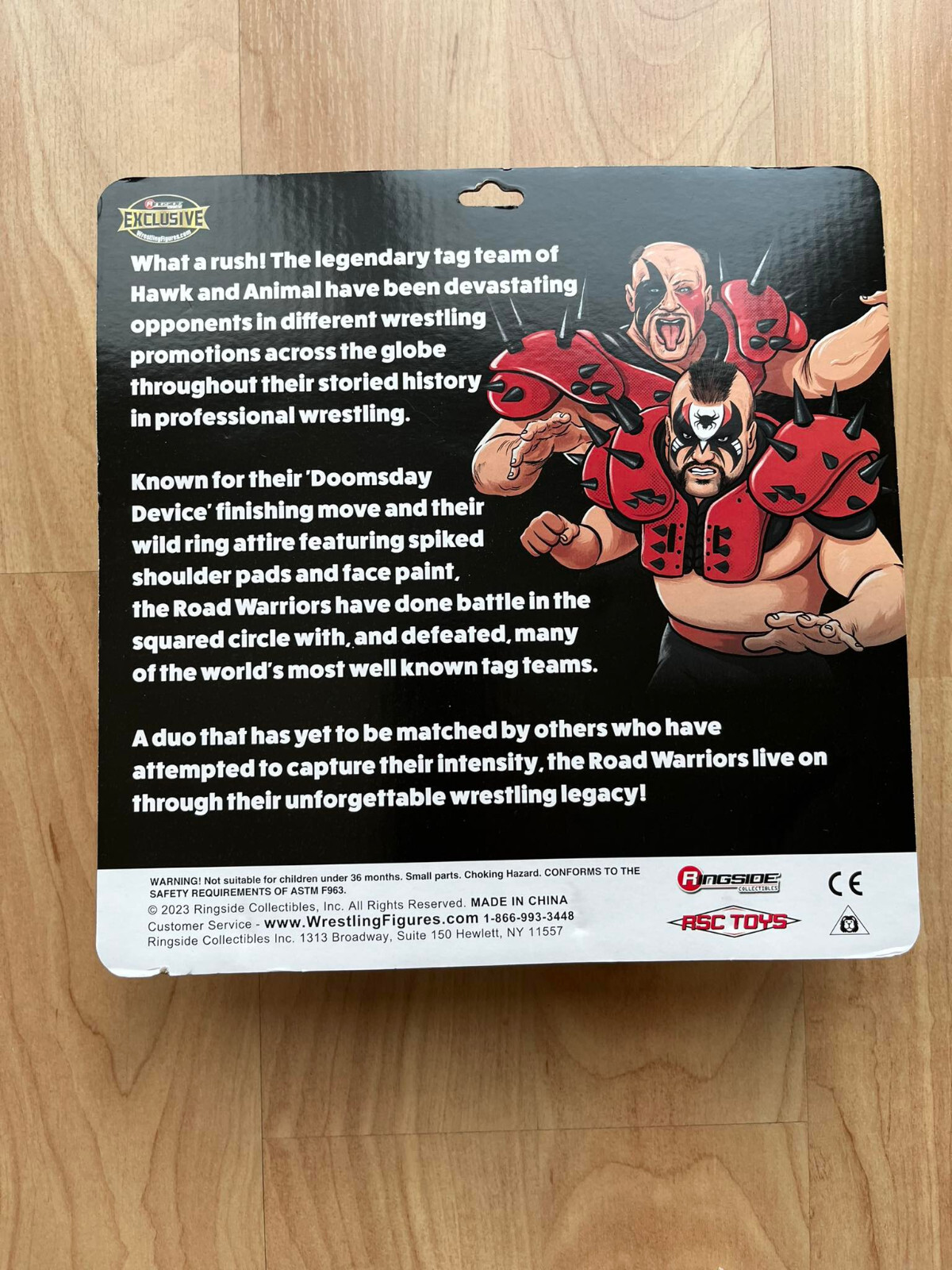 Bell to Bell (WWE Remco Style) THE ROAD WARRIORS Figur | eBay