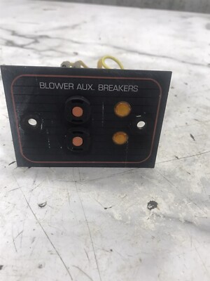 92 Bayliner Avanti 3355 Sunbridge Boat breaker switch switches panel | eBay