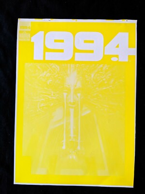 1994 Warren Magazine #18 Publishing Master H. R. Giger Cover Proof APR ...
