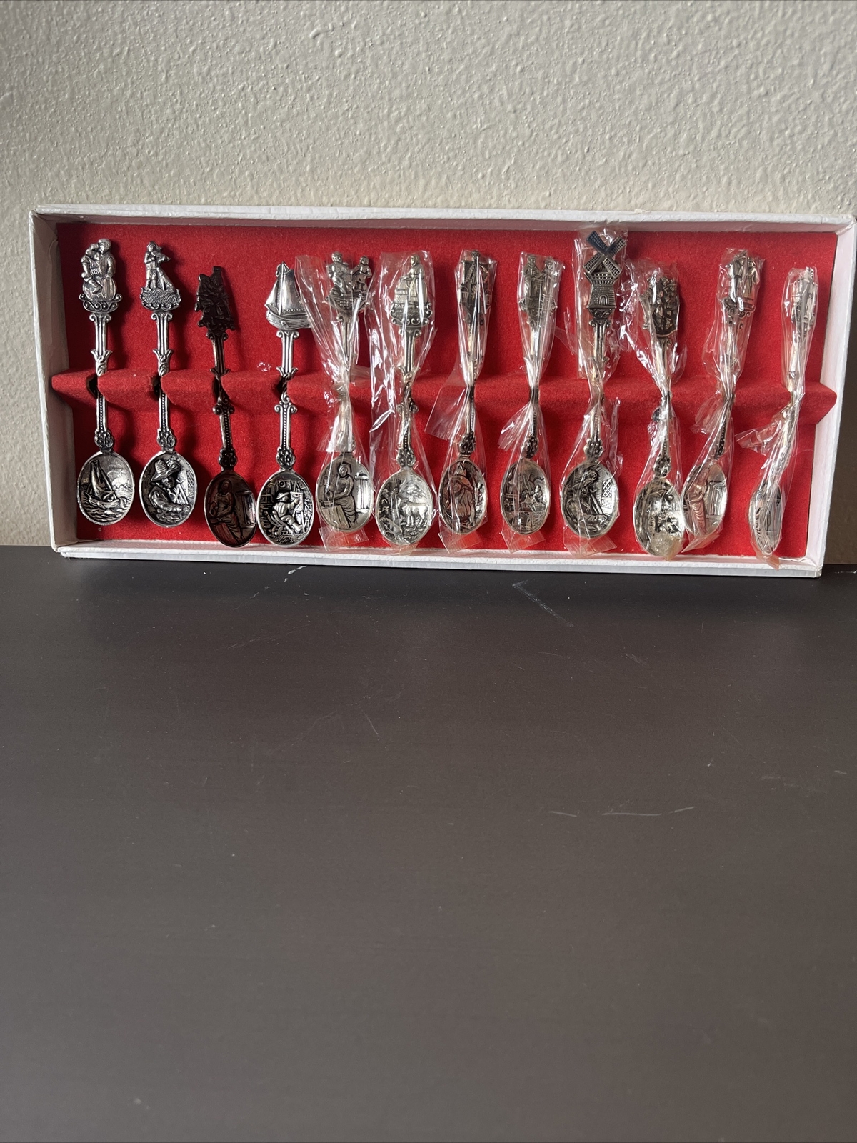 Vtg. Silver plated Souvenir Spoons Antiko 90 Set Of 12 | eBay