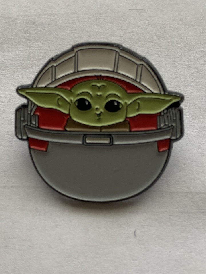 Baby Yoda Disney Pin Star Wars Mandalorian Pin Smirking | eBay