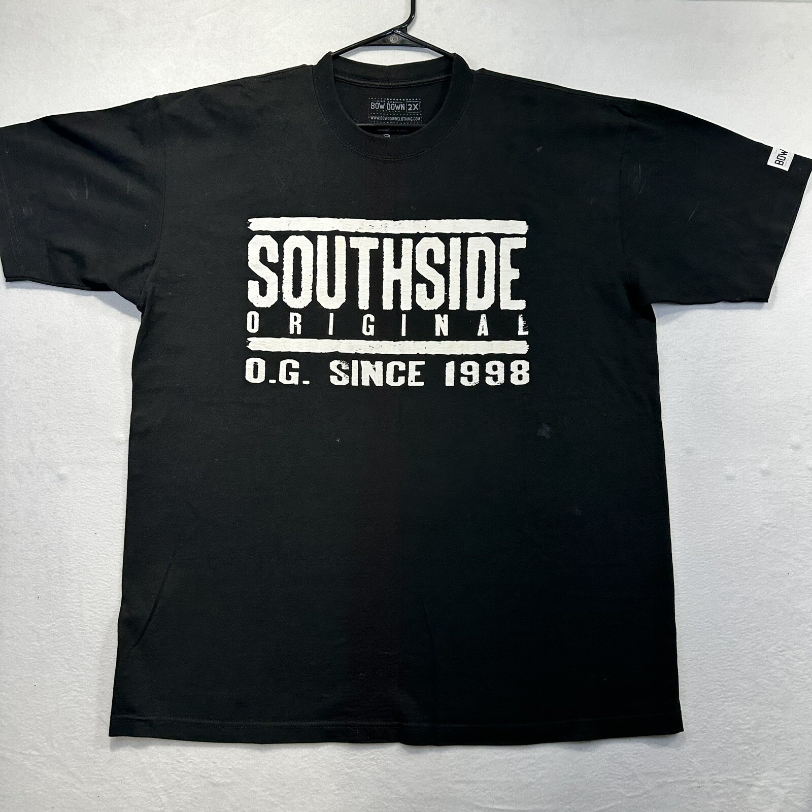 Bow Down Southside OG T-Shirt Mens 2XL Black Westside Connect Rap Hip ...