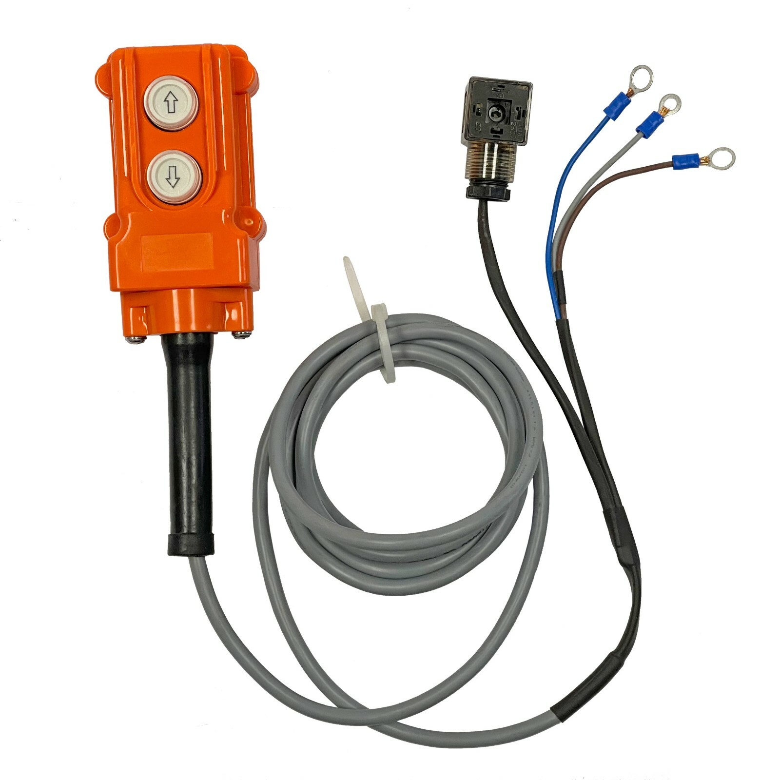 Single Acting 2 Button HPU Remote For Hydraulic Power Units 12V DC 8 FT ...