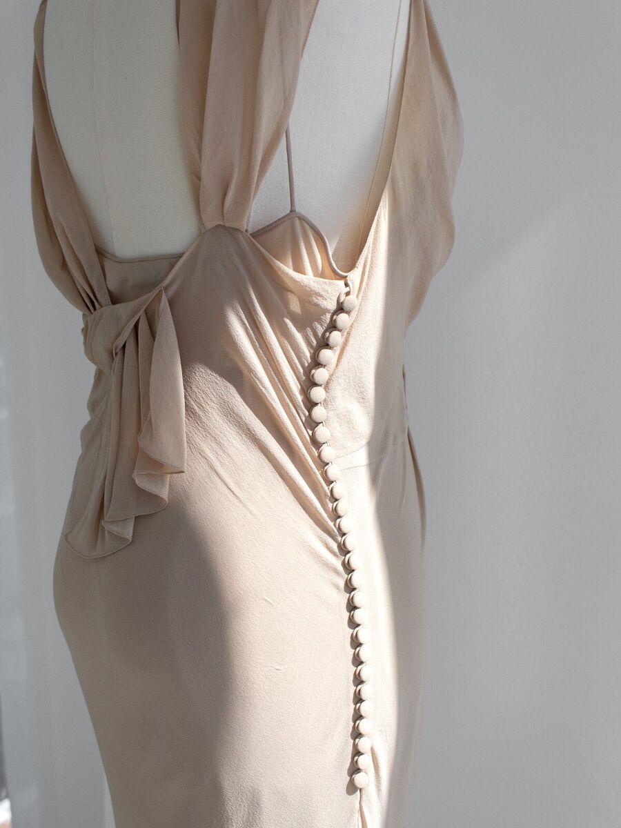 Christian Dior By John Galliano S/S 2007 Vintage Beige Christian Dior By John Galliano S/S 2007 Vintage Beige
