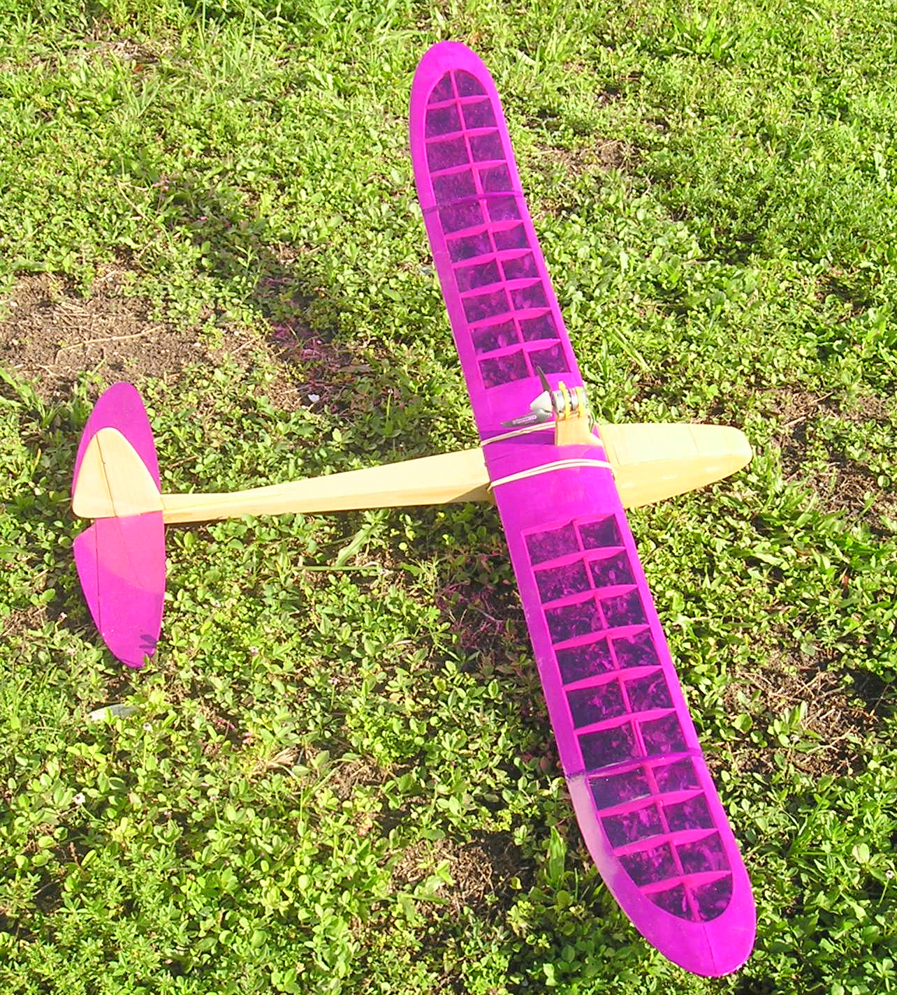NOMAD 48" GLIDER PLAN ENLARGED TO 72" SPAN for Power Pod RC Model ...