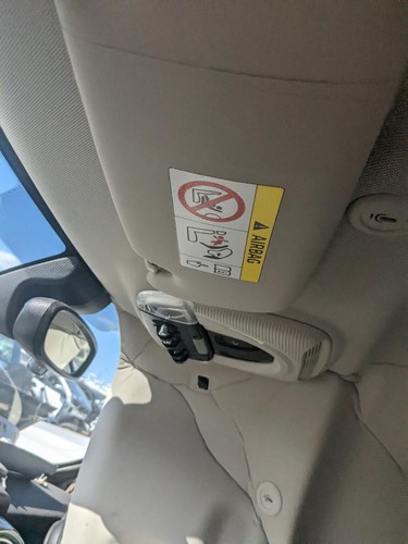 MINI COOPER SUN VISOR F56, LH SIDE, 04/14- 14 15 16 17 18 19 20 21 22 ...