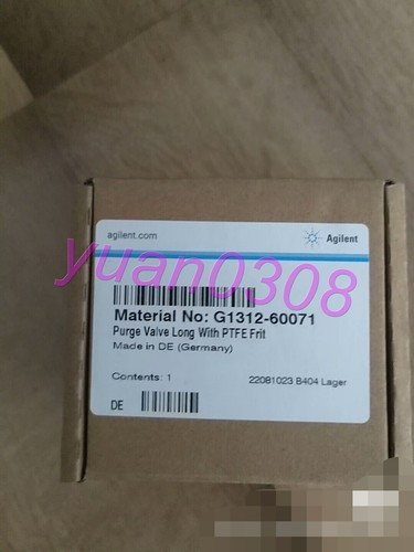 NEW agilent G1312-60071 purge valve DHL Fast delivery | eBay