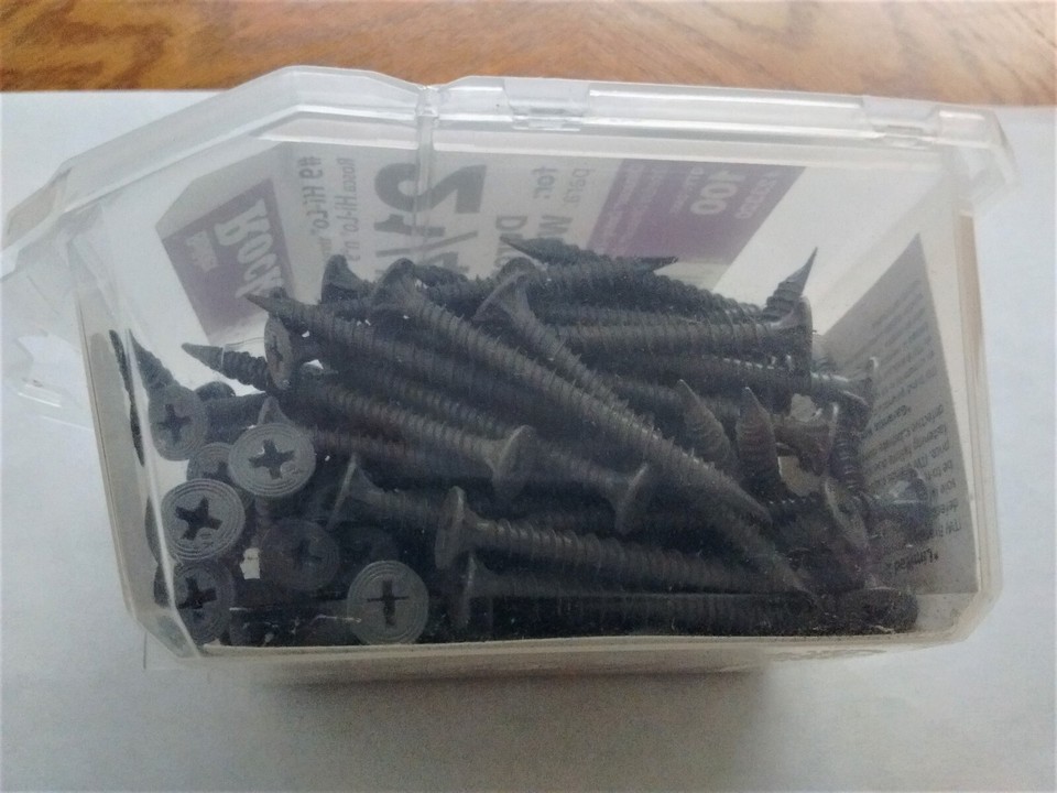 100 Screws Rock-On 2-1/4" Climacoat Steel Durock Cement Board #2 ...