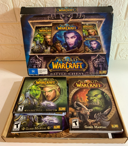 World of Warcraft Battle Chest Complete Box Set & Wrath of the Lich King 4 Discs | eBay Australia