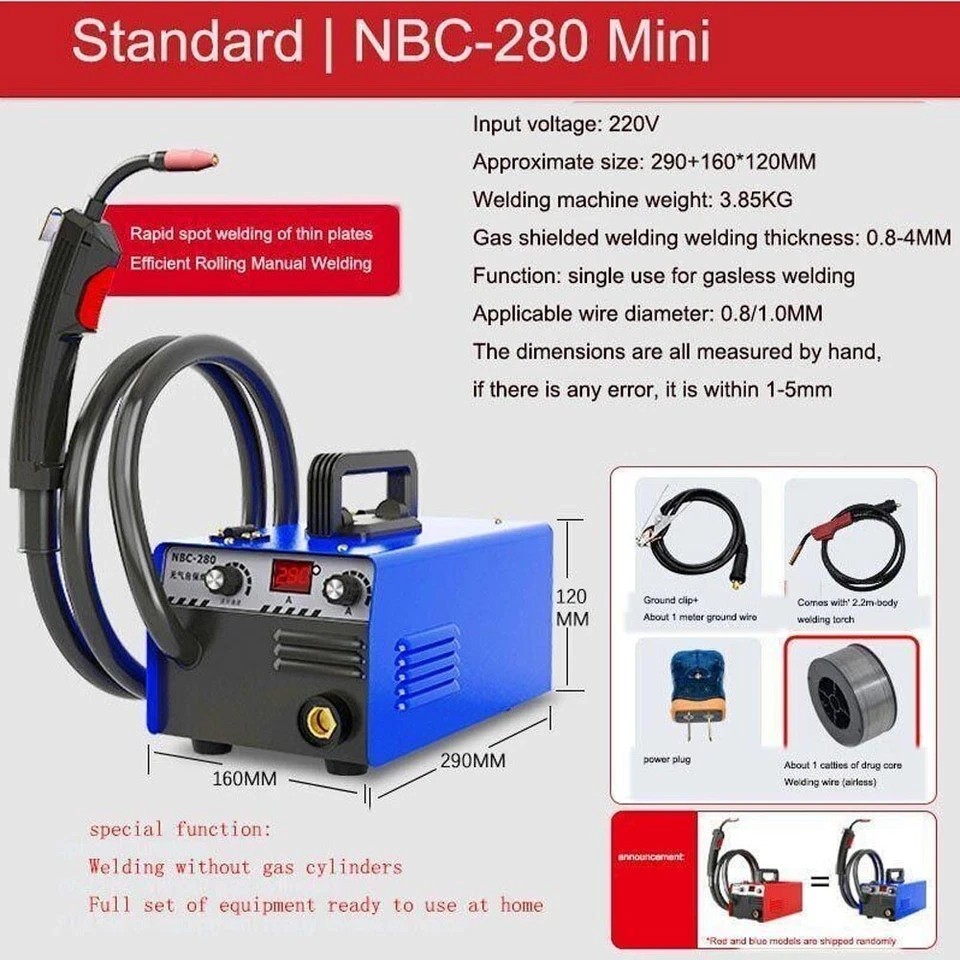 Laser Small Handheld Carbon Dioxide Gas Protection Welding Machine NBC ...
