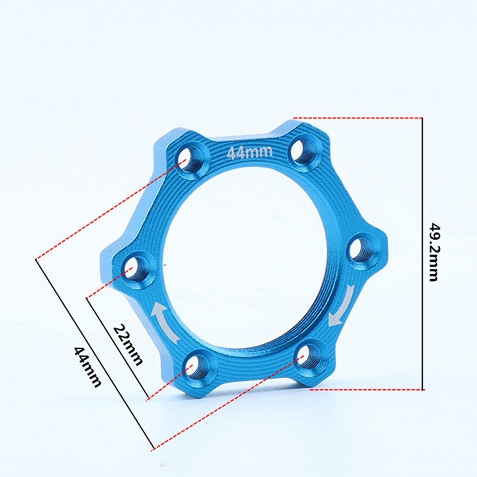 Effortless Installation Bike Lock Nut 4448mm Disc Brake Flange Adapter ...