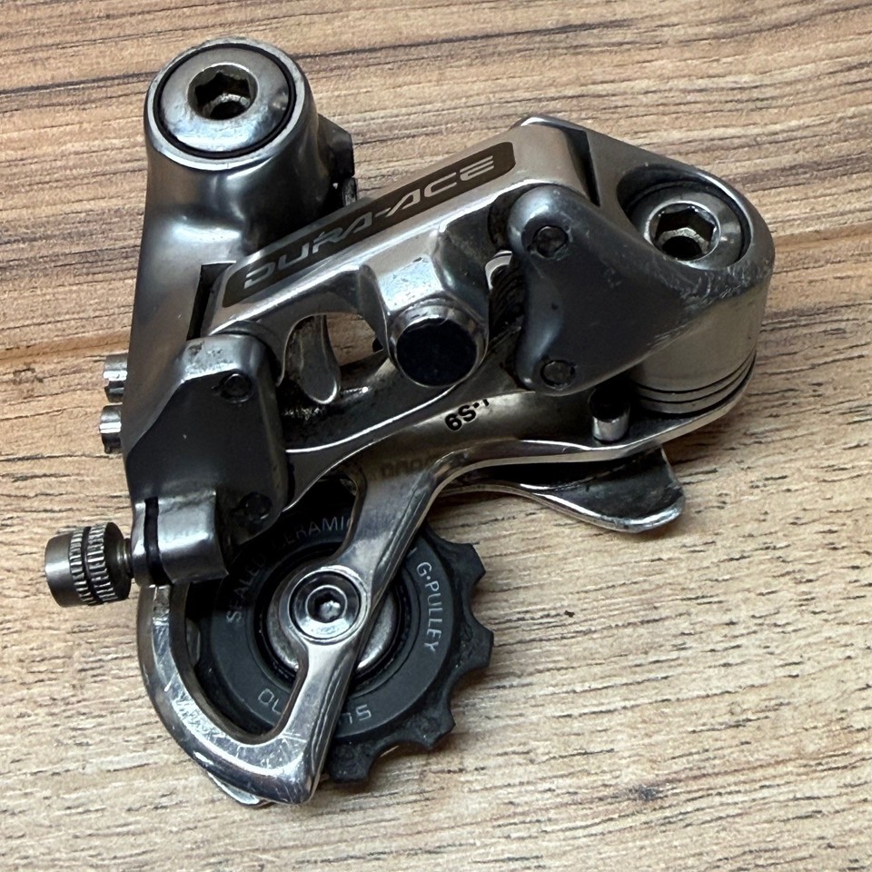 Shimano Dura-Ace RD-7401 6 Speed Rear Derailleur Short Cage LOW MILEAGE ...