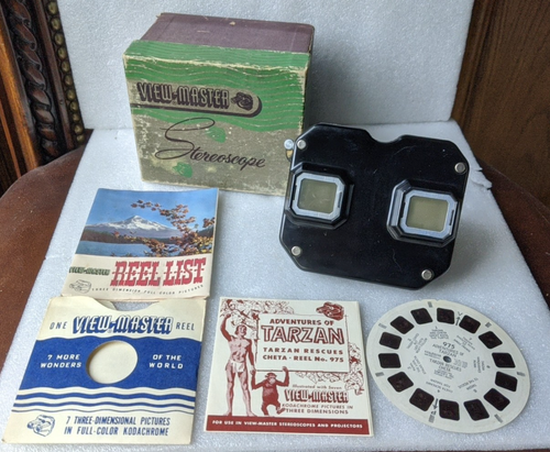 Adventures of Tarzan 1950 View-Master Single Reel 975 Booklet box ...