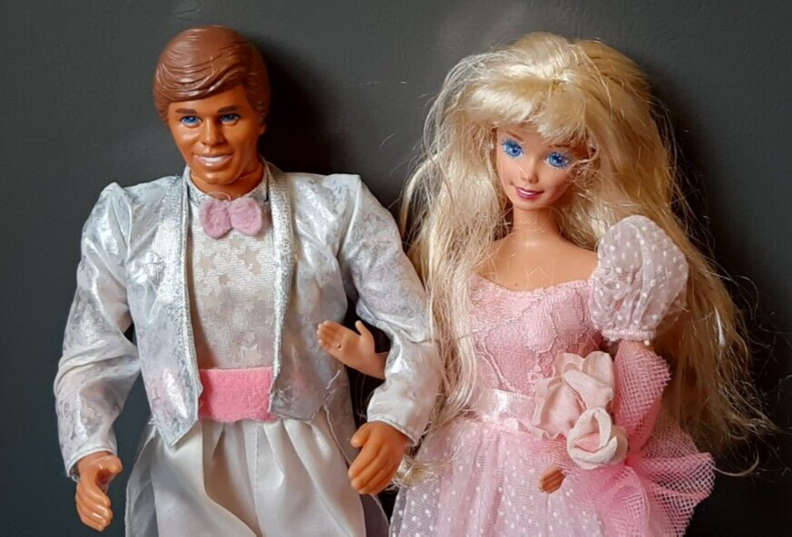 Matell 1966 Barbie 1968 Ken Doll Malaysia AS Prom COUPLE 1968 ...