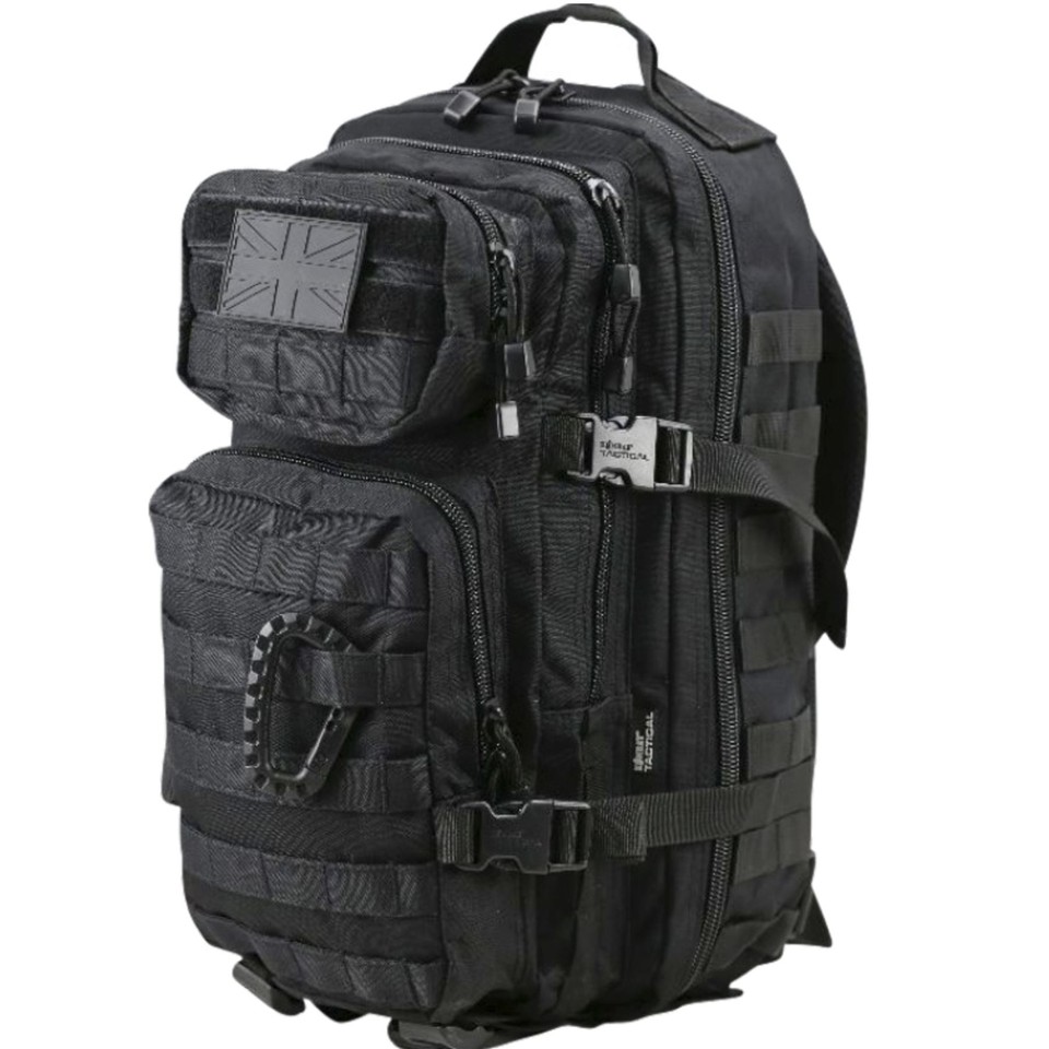 Kombat UK Small Tactical Army Assault Military Molle Bag Back Pack ...