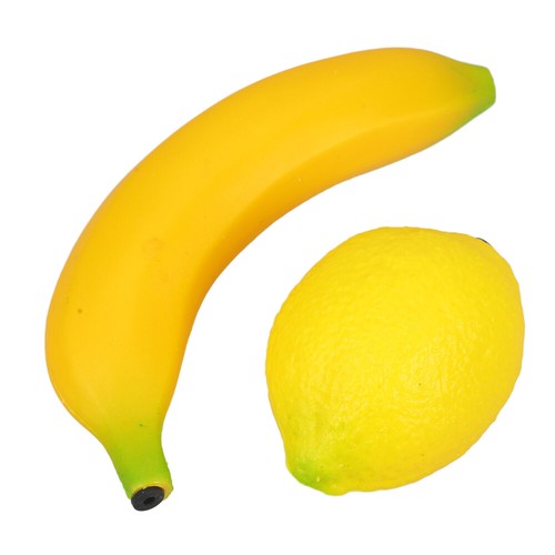 2PCS Percussion Fruit Shaker Lemon Banana Musical Instrument for ...